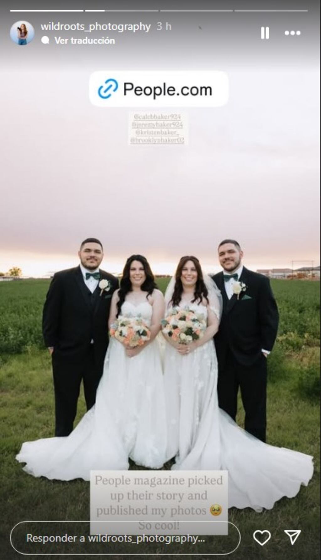 Dos gemelos idénticos se casaron con dos gemelas idénticas y se fueron ...