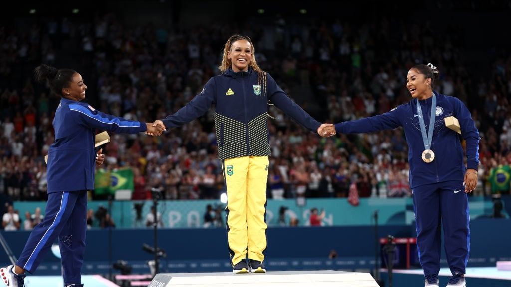 What Michelle Obama Said About The Photo Of Simone Biles And Jordan
